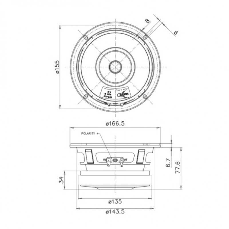 Faital Pro 6FE400 - 8 Ohmi